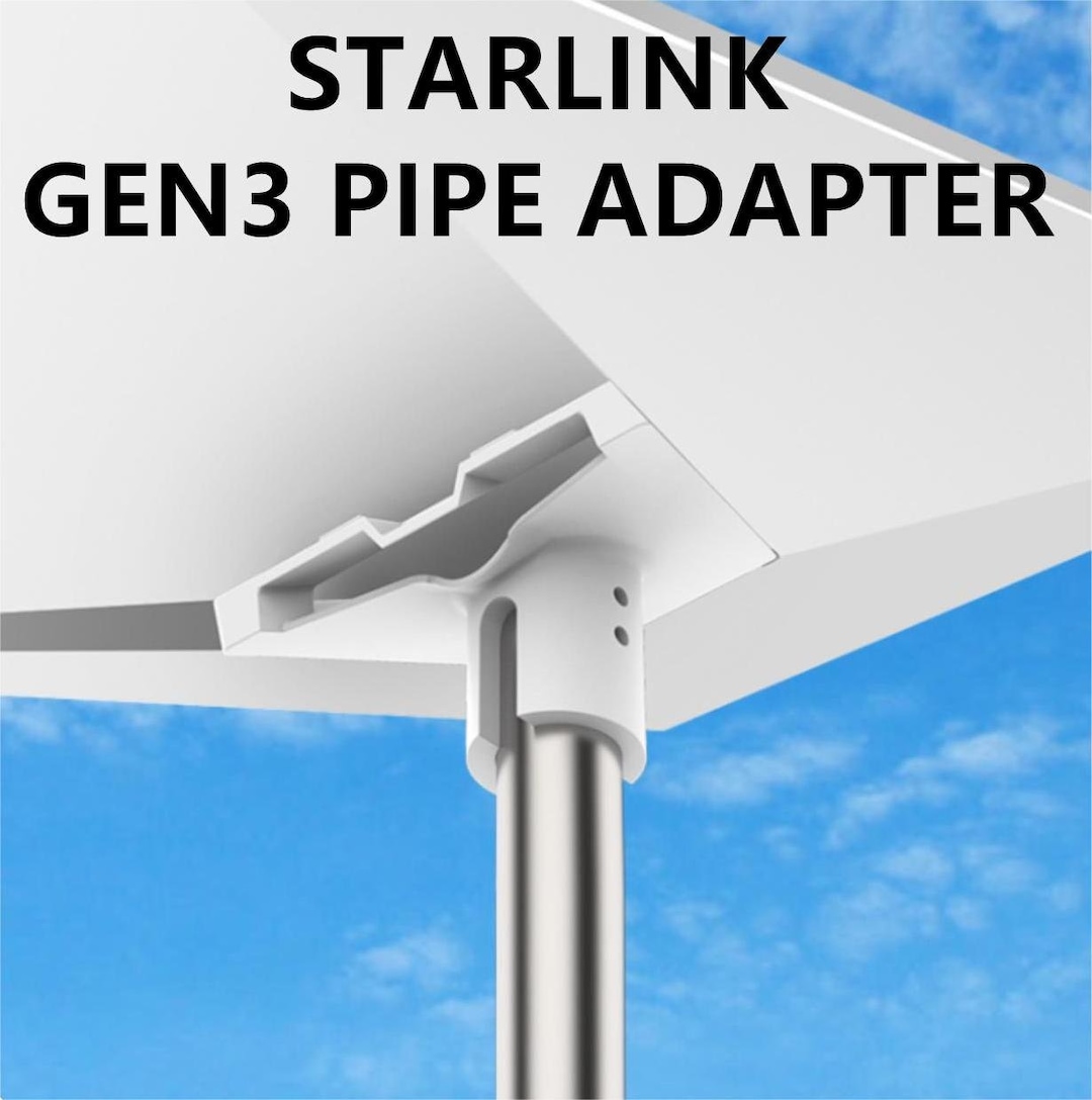 Starlink Gen 3 Pipe Adapter Mount,starlink Gen3 Pole Adapter for Harbor ...