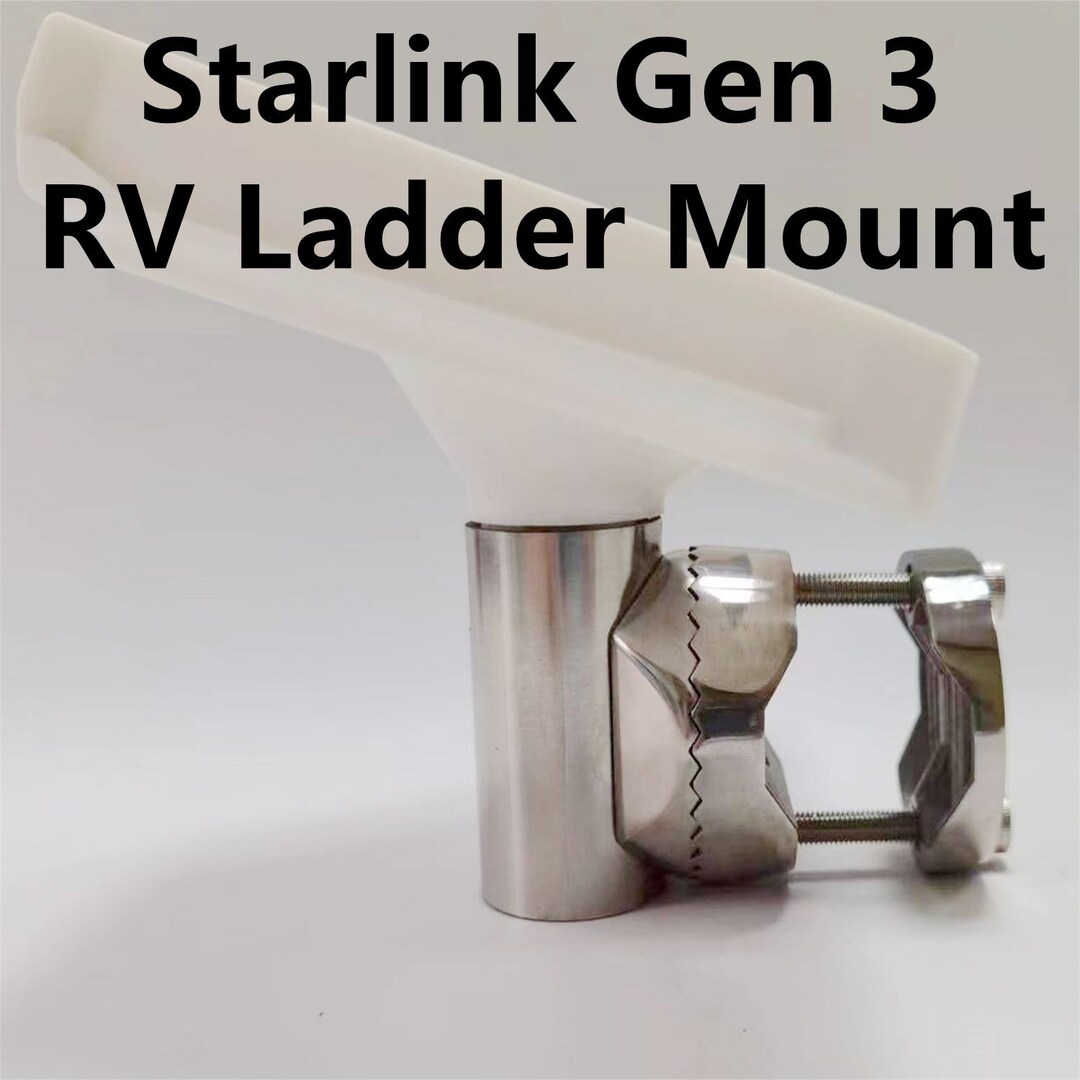 Starlink Gen 3 RV Ladder Mount,starlink Gen3/gen2 Rv Mount,starlink ...
