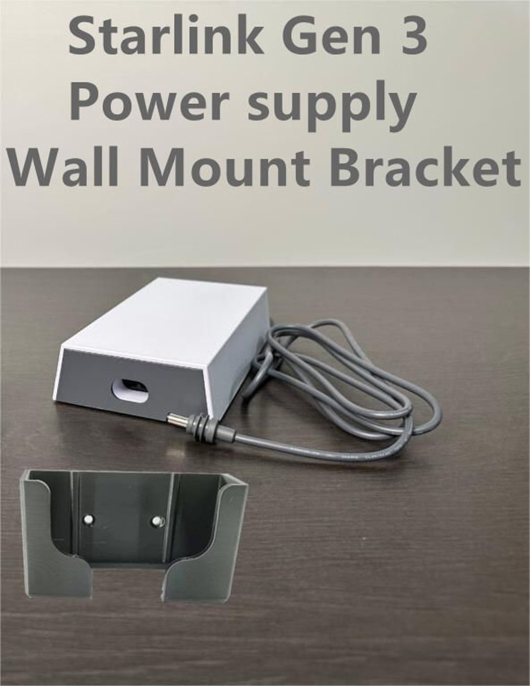 Starlink Gen3 Power Supply Wall Mount Bracket-3d Printed With PETG - Etsy