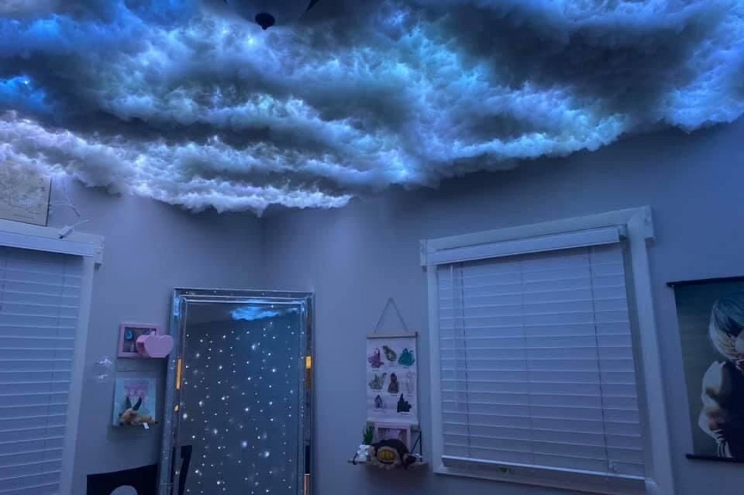 Cloudscape DIY Cloud Ceiling Light Kit - Etsy Canada