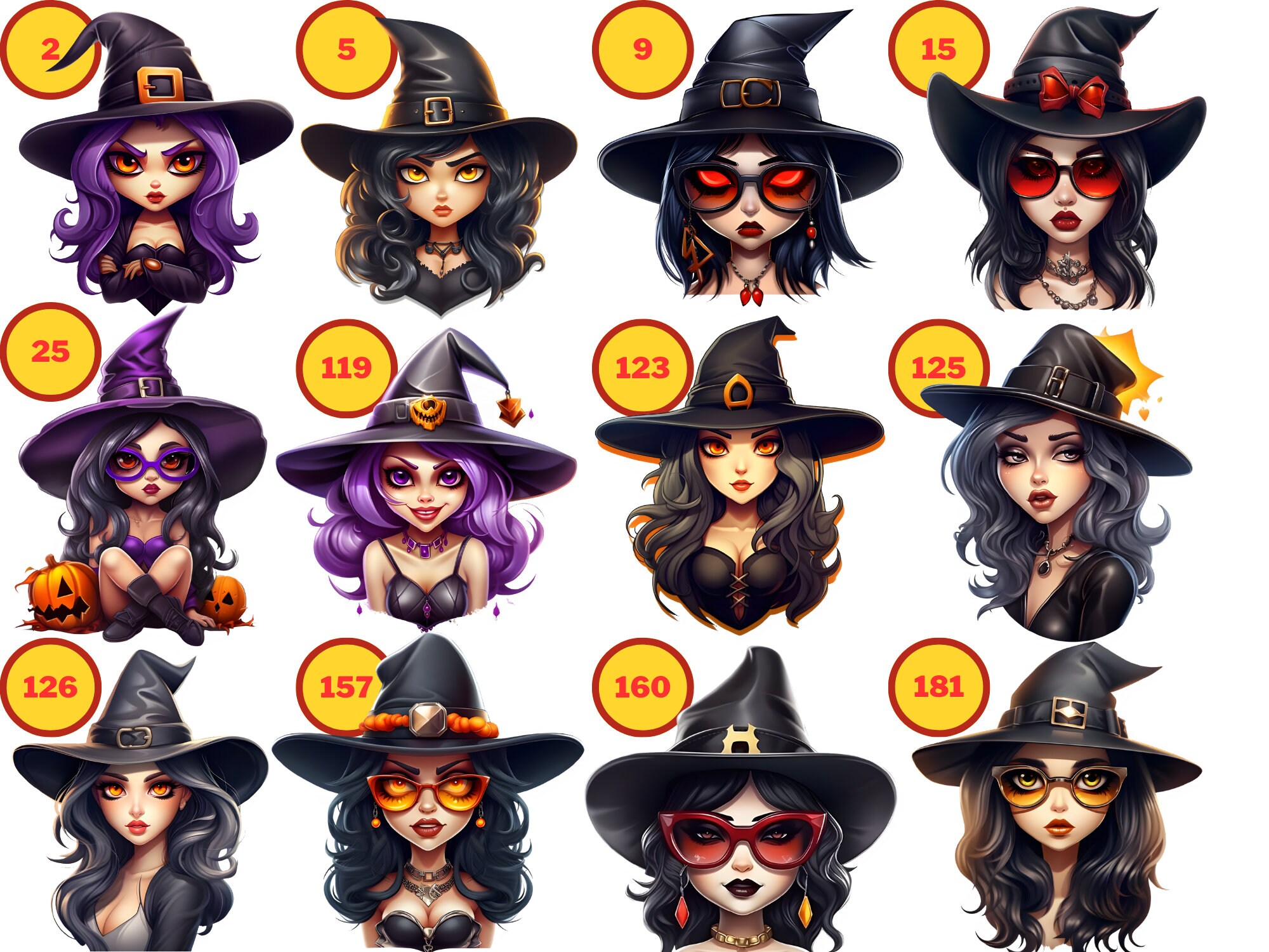 12 Witches Custom Order - Etsy