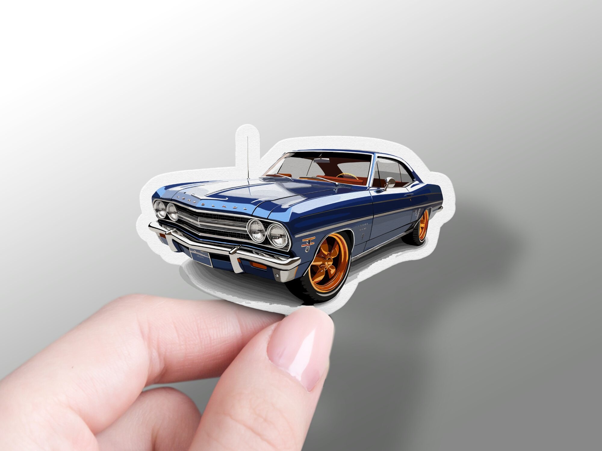 Chevrolet Chevelle Clipart Vector Graphic Instant Download - Etsy