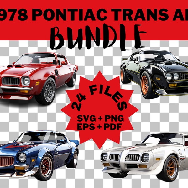 Pontiac Trans Am Vector - Etsy
