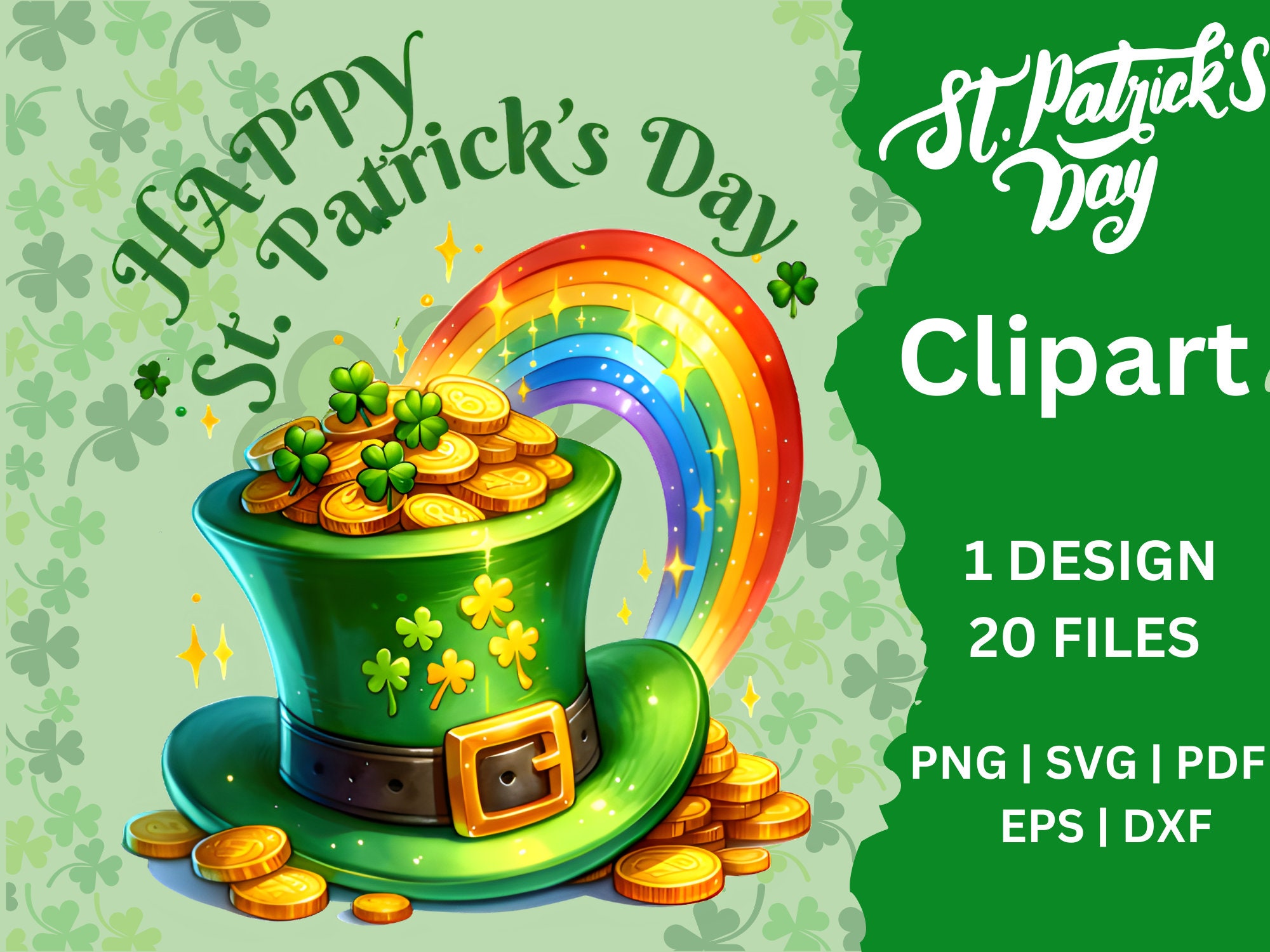 St. Patrick's Day, St. Paddy's Day, Clipart, Instant Download, Svg, Png ...