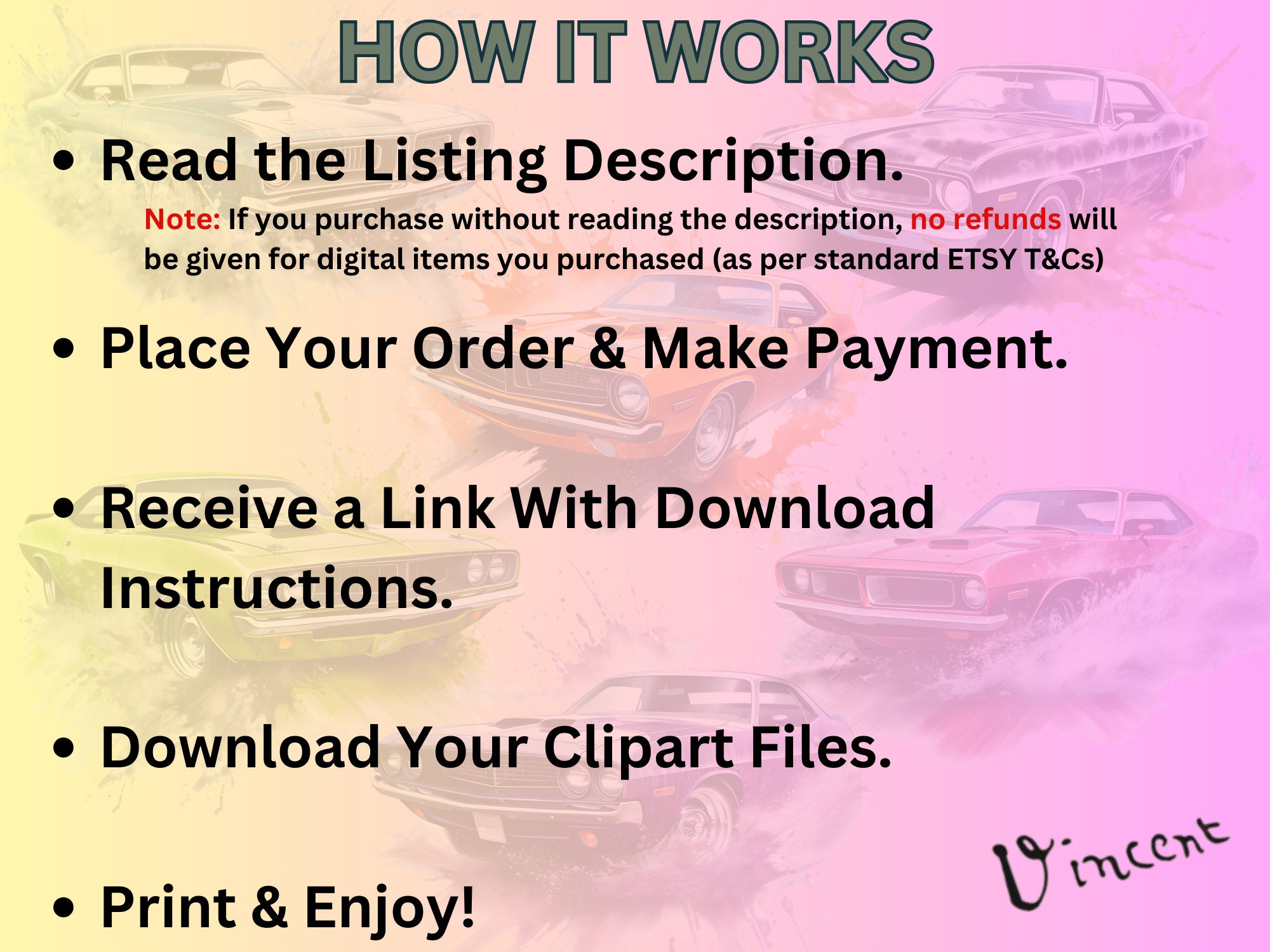 Plymouth Barracuda, Plymouth Cuda, Multicolor Clipart Bundle, Vector ...