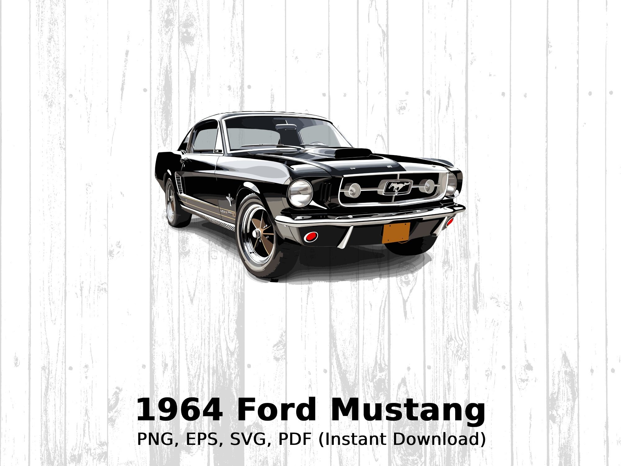 1964 Ford Mustang Black
