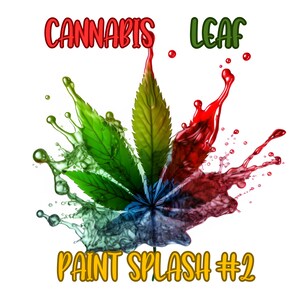Cannabis Leaf, Weed, Clipart Bundle, SVG, PDF, PNG, Dfx, Eps, High ...