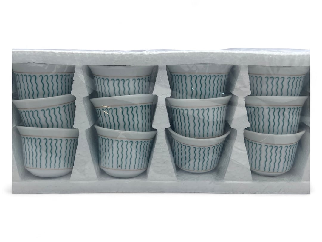 Eritrean Ethiopian Coffee Cups: Jebena Ceremony Fnjals, Set of 12 - Etsy