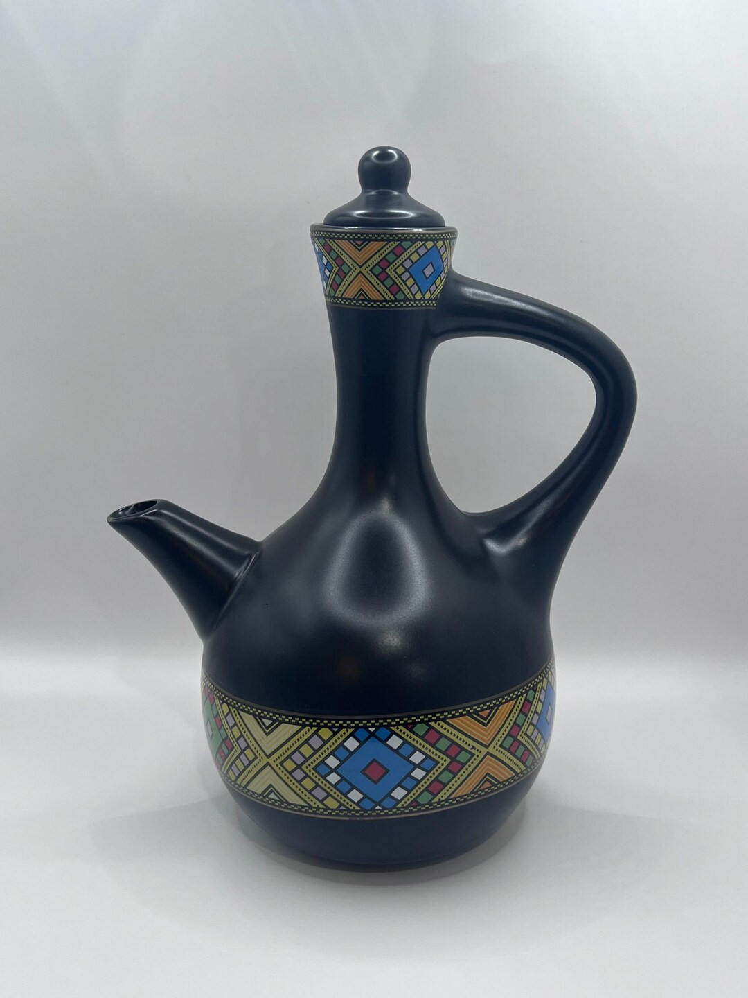 Eritrean and Ethiopian Traditional Coffee Pot Jebena Ceramic Habesha ...