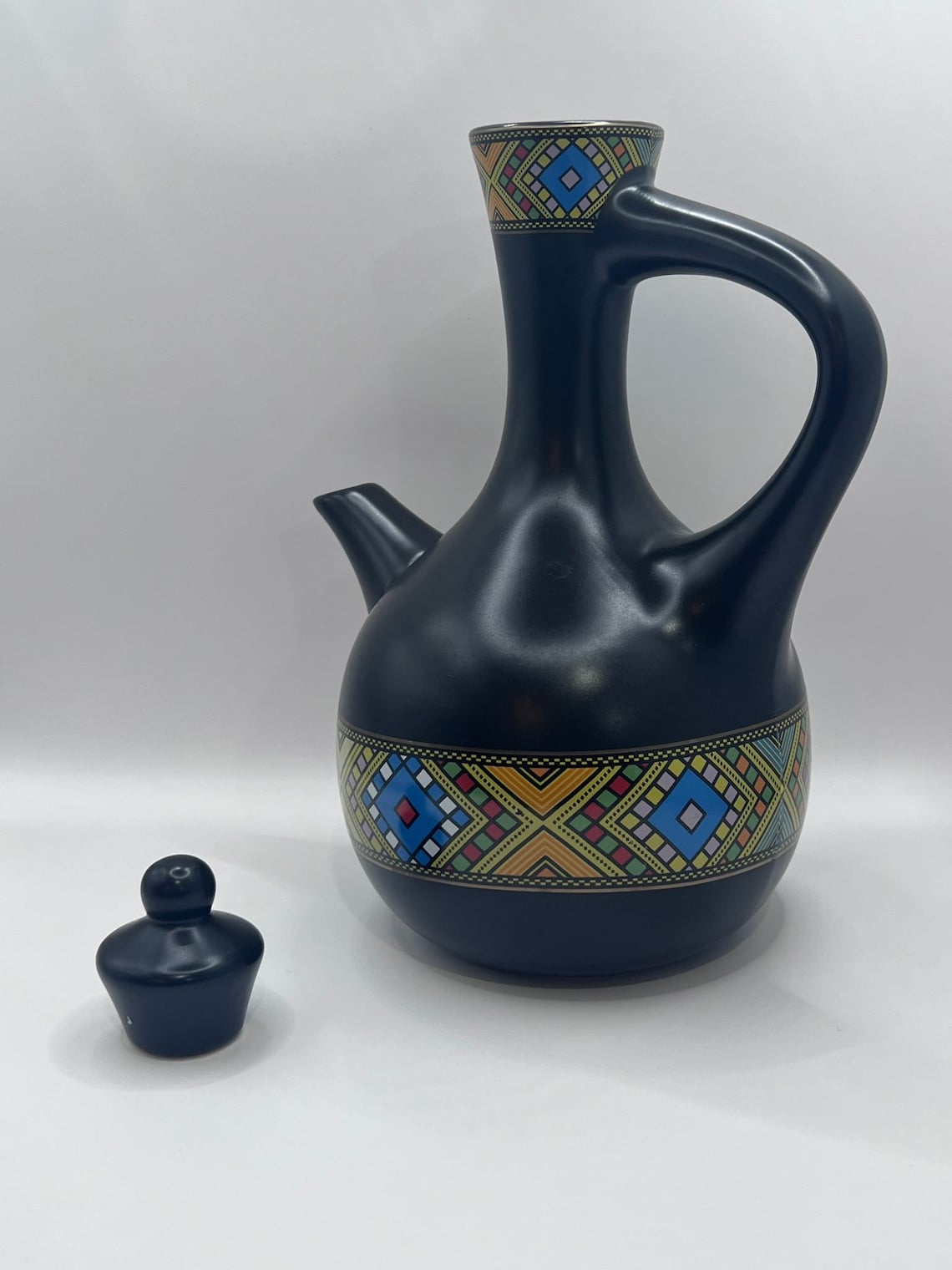 Eritrean and Ethiopian Traditional Coffee Pot Jebena Ceramic Habesha ...