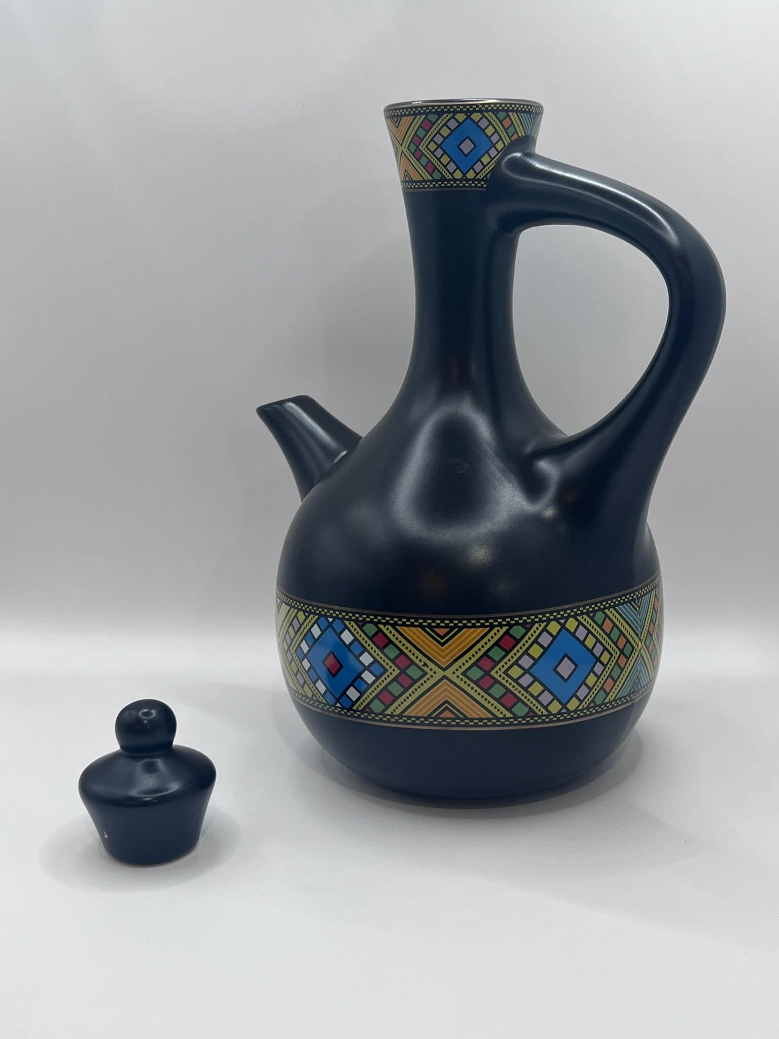 Eritrean and Ethiopian Traditional Coffee Pot Jebena Ceramic Habesha ...