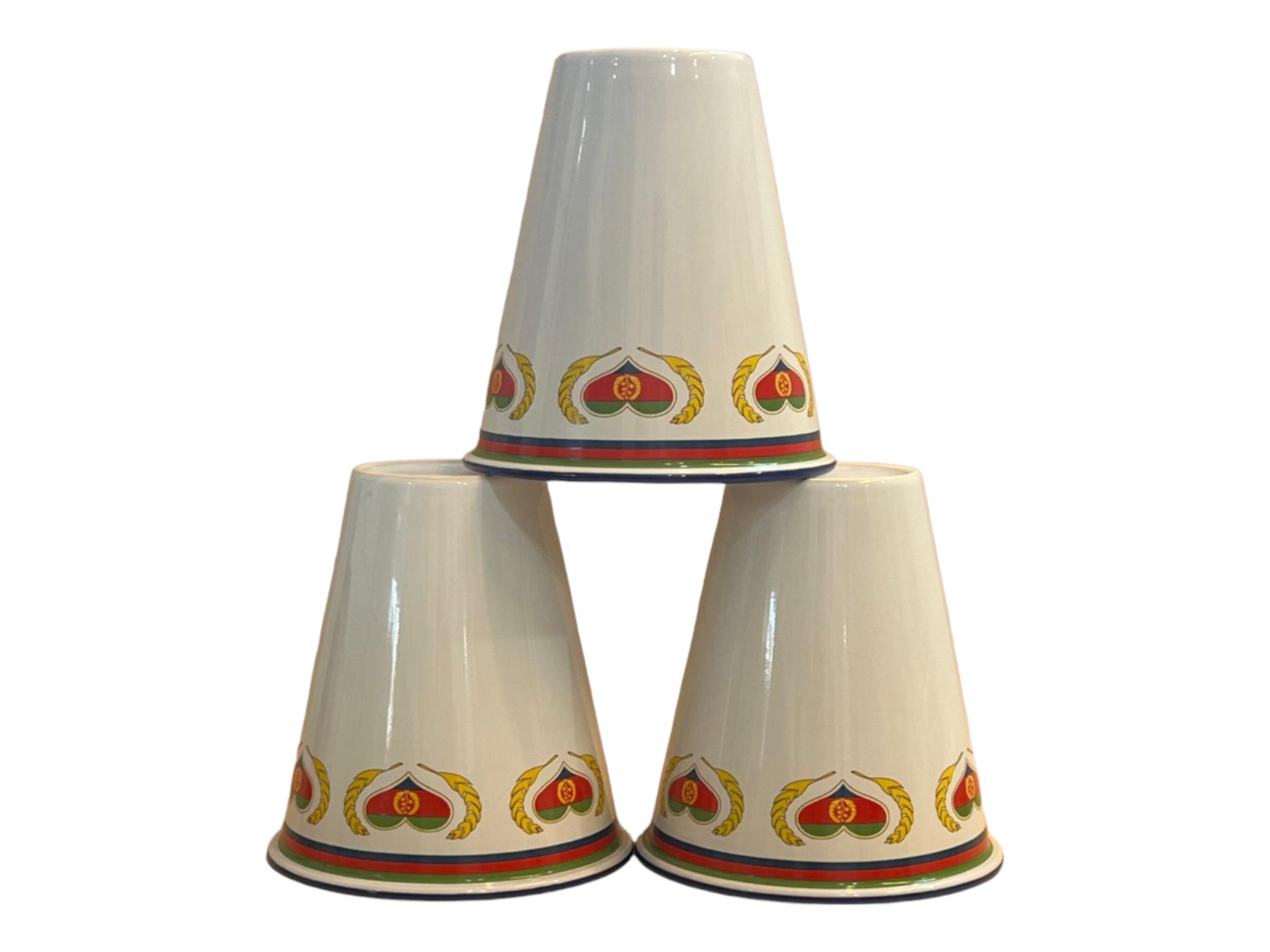 Eritrean and Ethiopian Tella Swa Cups ስዋ ጠላ መለሊክ. Melelik Habesha Cups ...