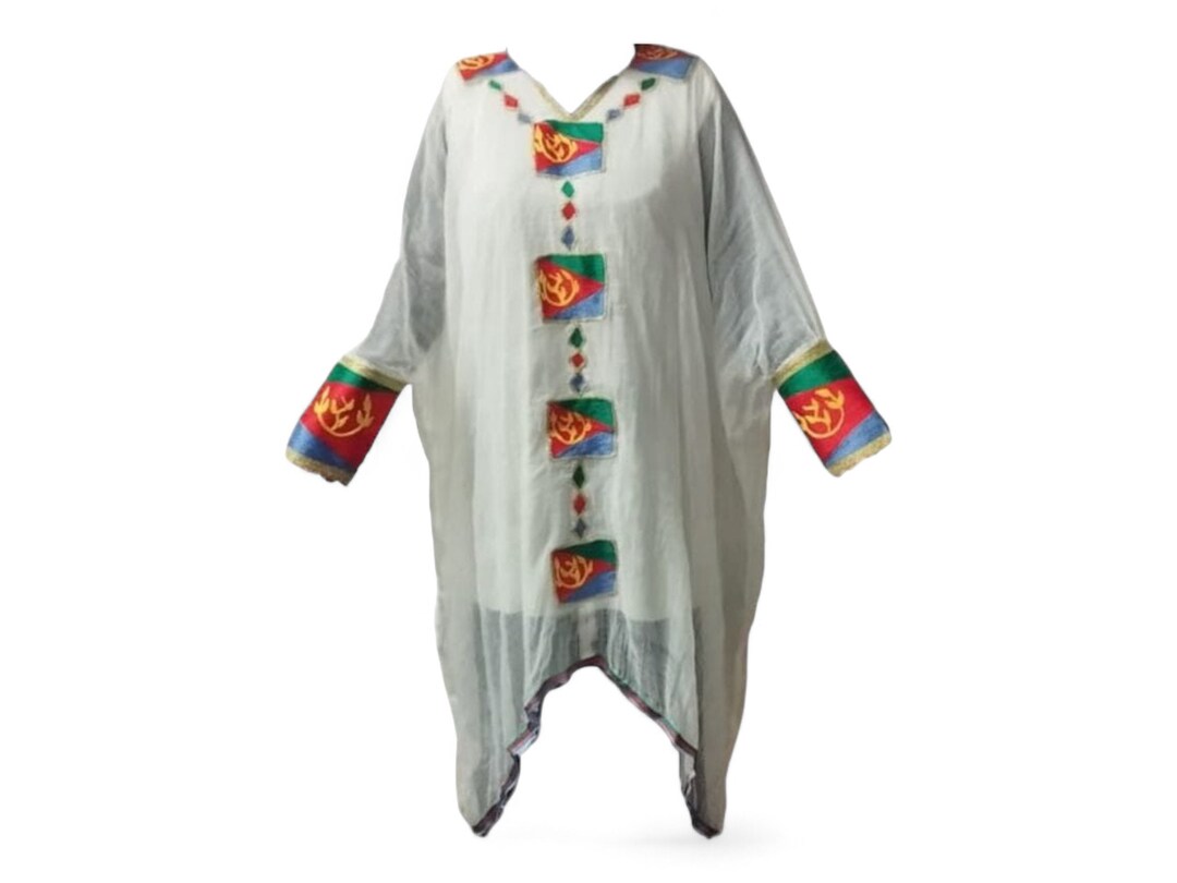 Eritrean Traditional Habesha Women Dress | ናይ ሓበሻ ክዳን | With Eritrean ...