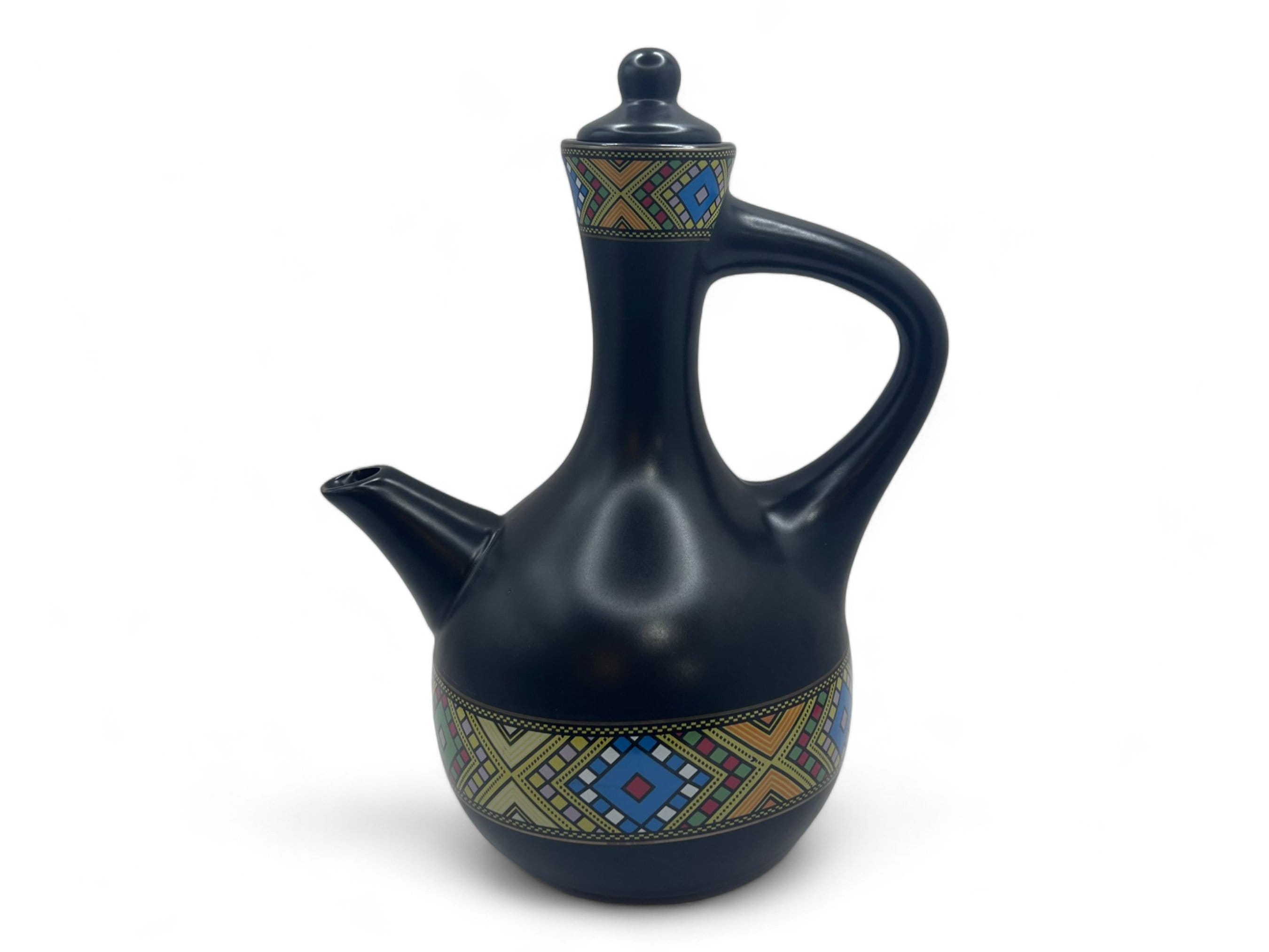 Eritrean and Ethiopian Traditional Coffee Pot Jebena Ceramic Habesha ...