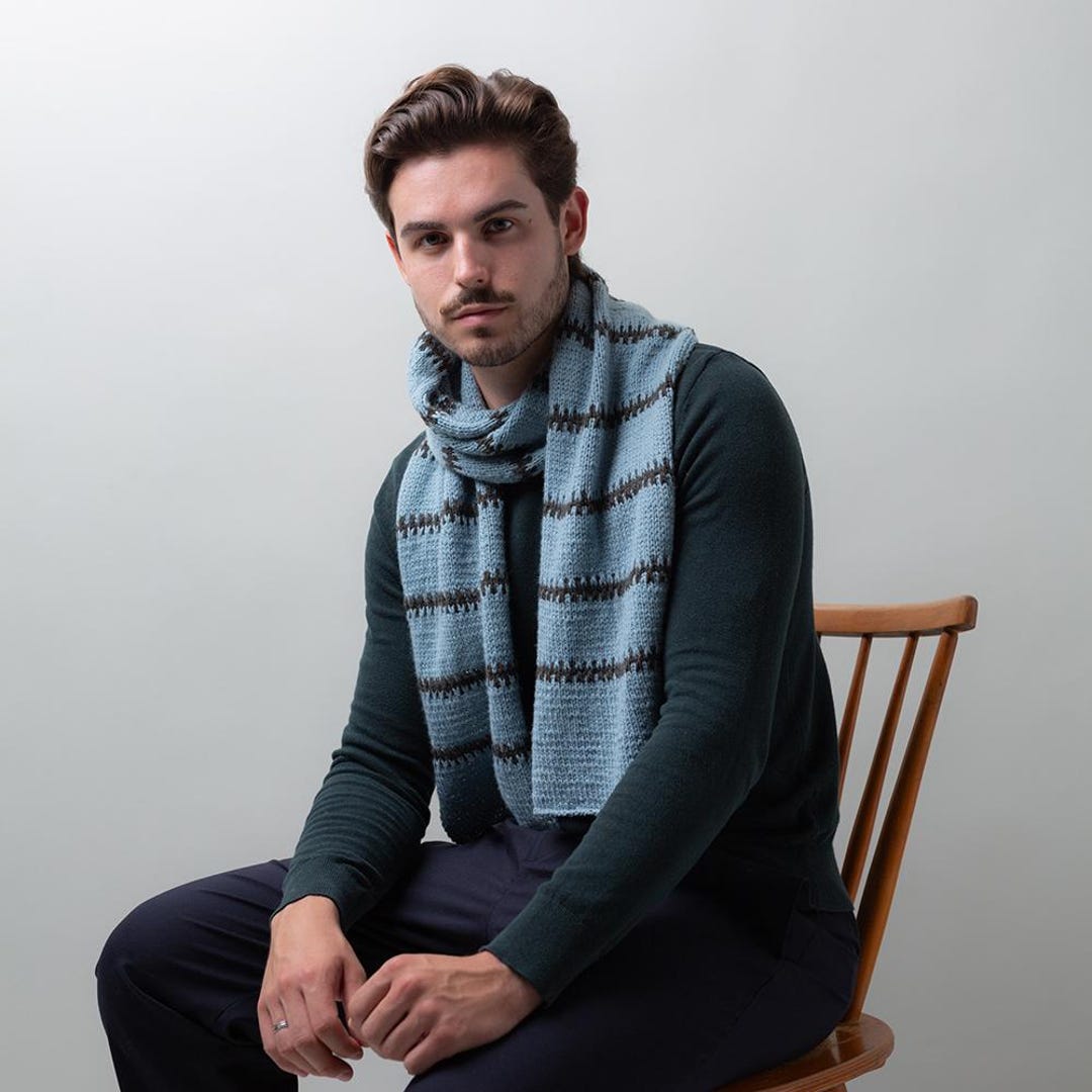 Pattern | SLIP LINES SCARF | Design Pascuali | Tibetan | One Size ...