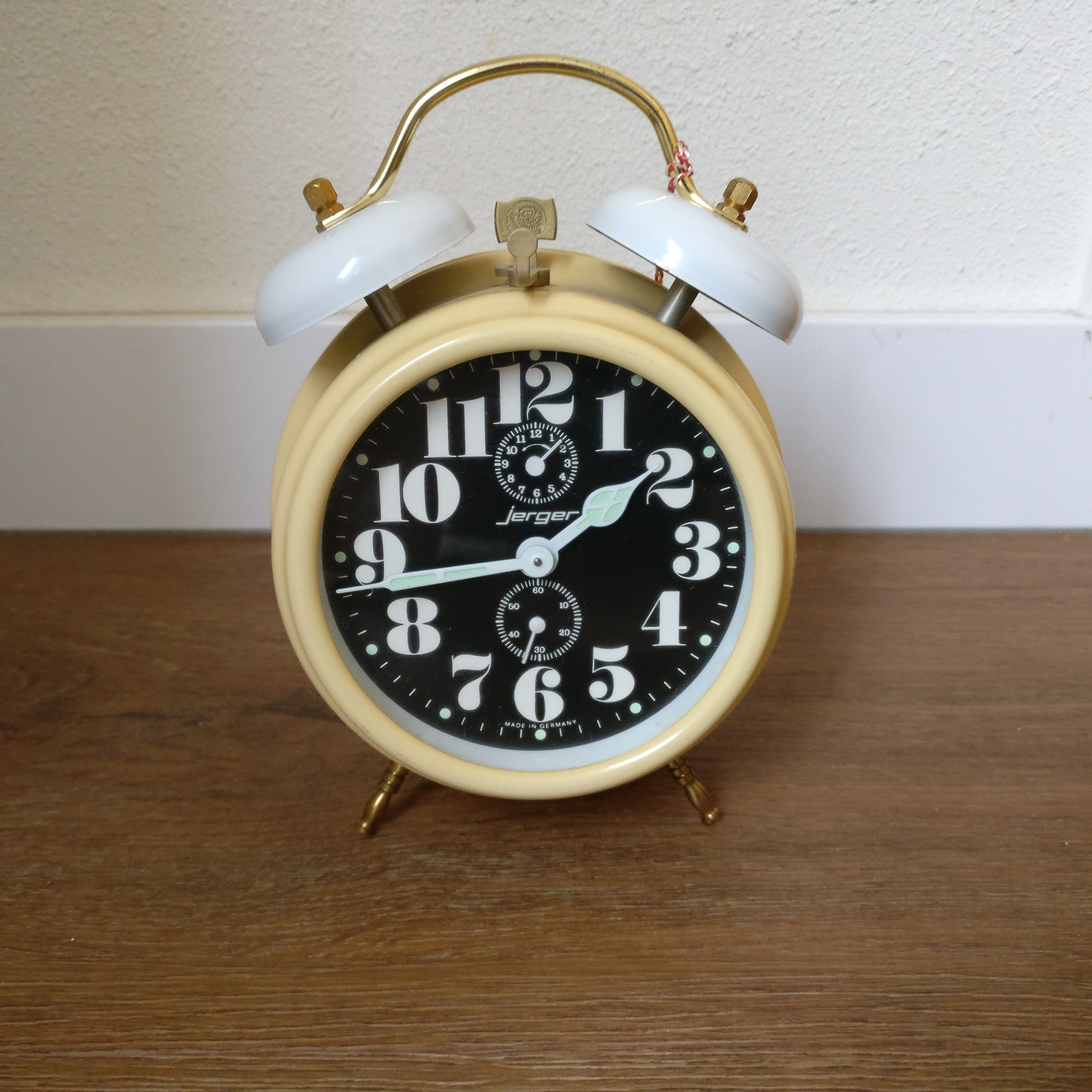 Vintage Alarm Clock Jerger Made in Germany Wekker - Etsy