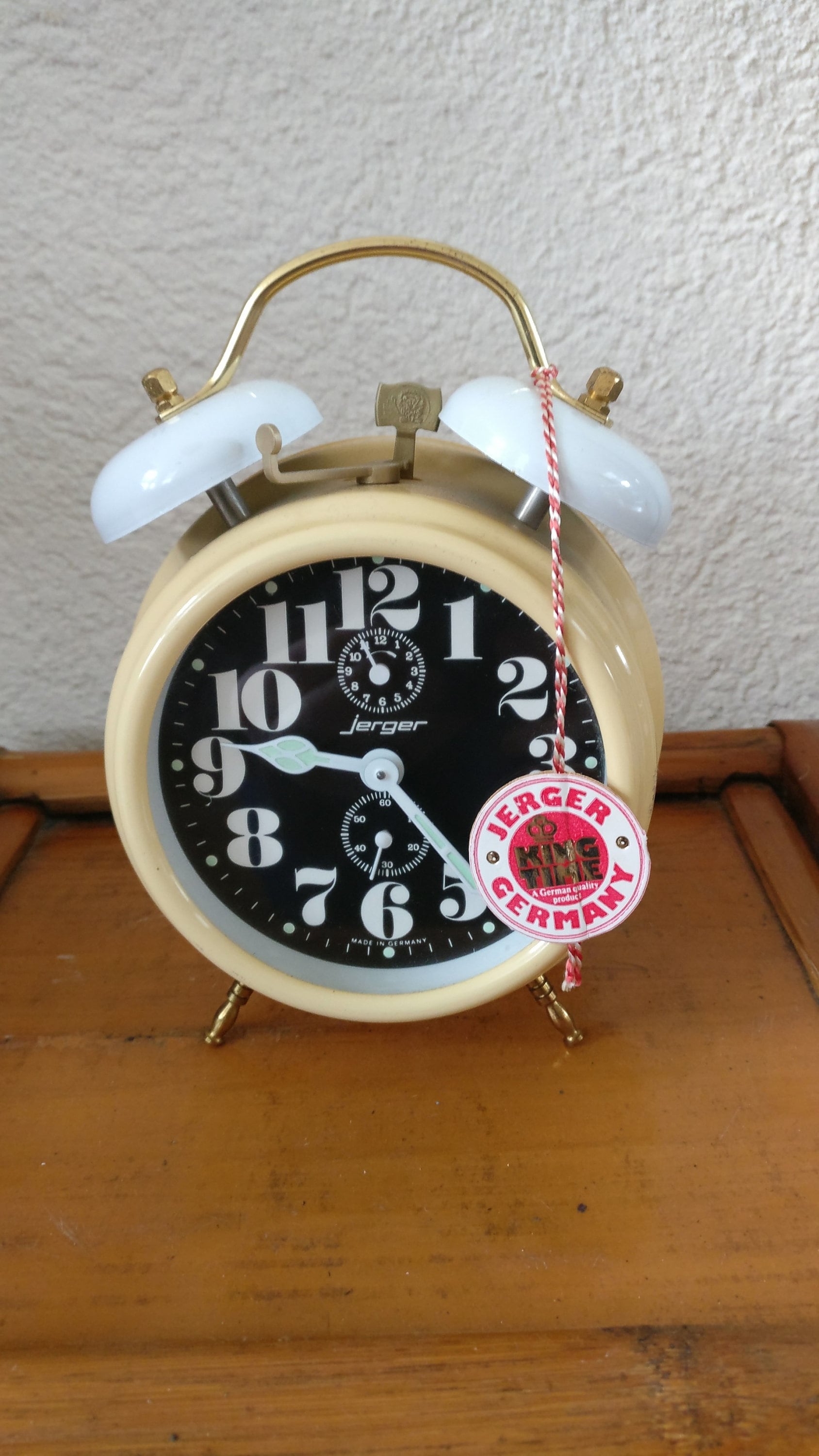 Vintage Alarm Clock Jerger Made in Germany Wekker - Etsy
