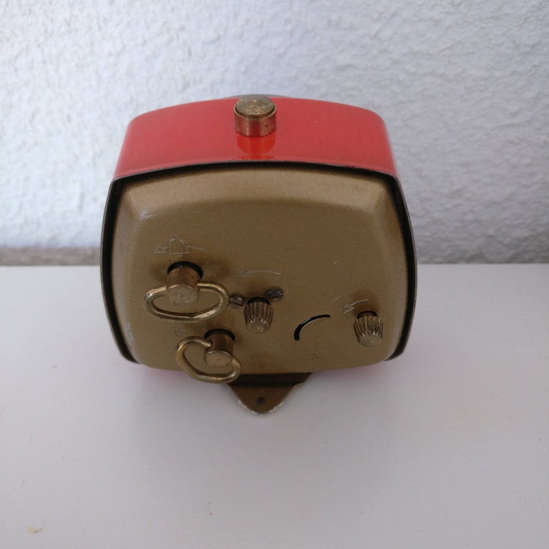 Vintage Alarm Clock Orange Peter in Box 1960 Wekker - Etsy