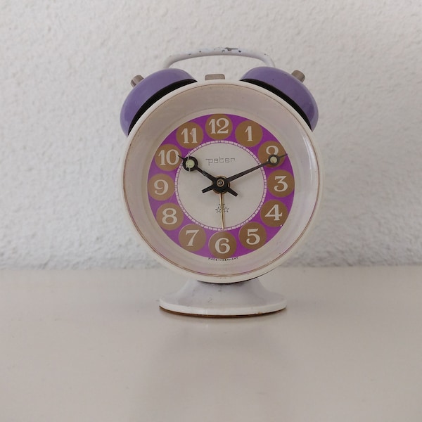 Purple Clock - Etsy