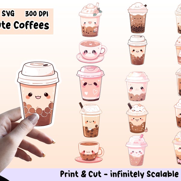 Kawaii Coffee - Etsy