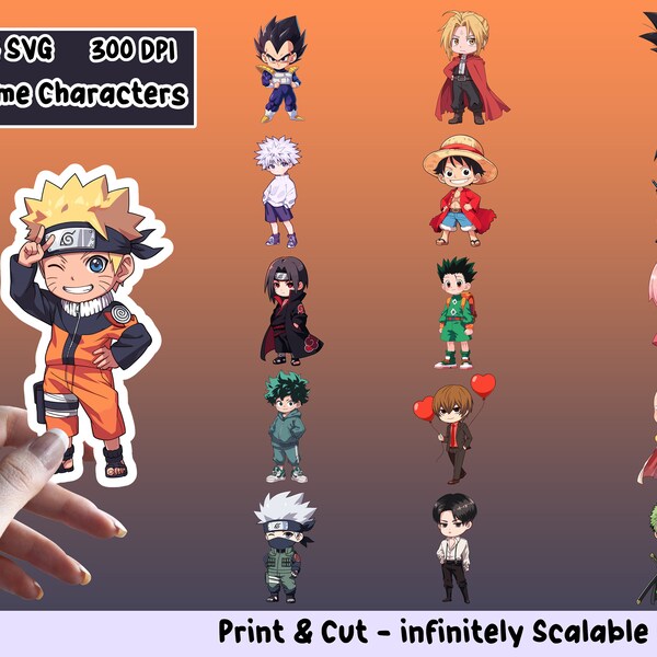 Anime Sticker Pack - Etsy