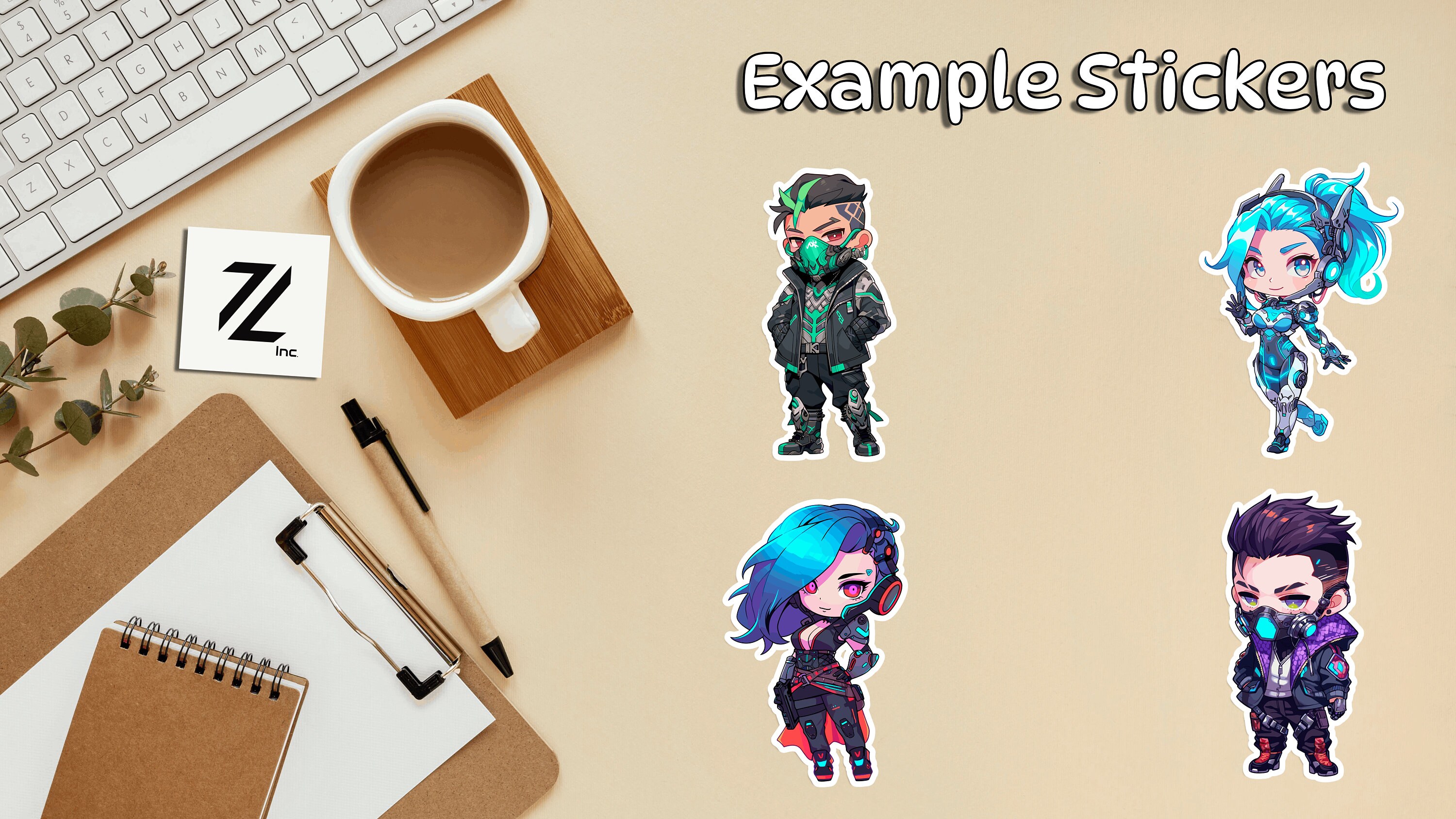 Cyberpunk Sticker PNG Pack, Cyberpunk Sticker Set, Cyberpunk PNG ...