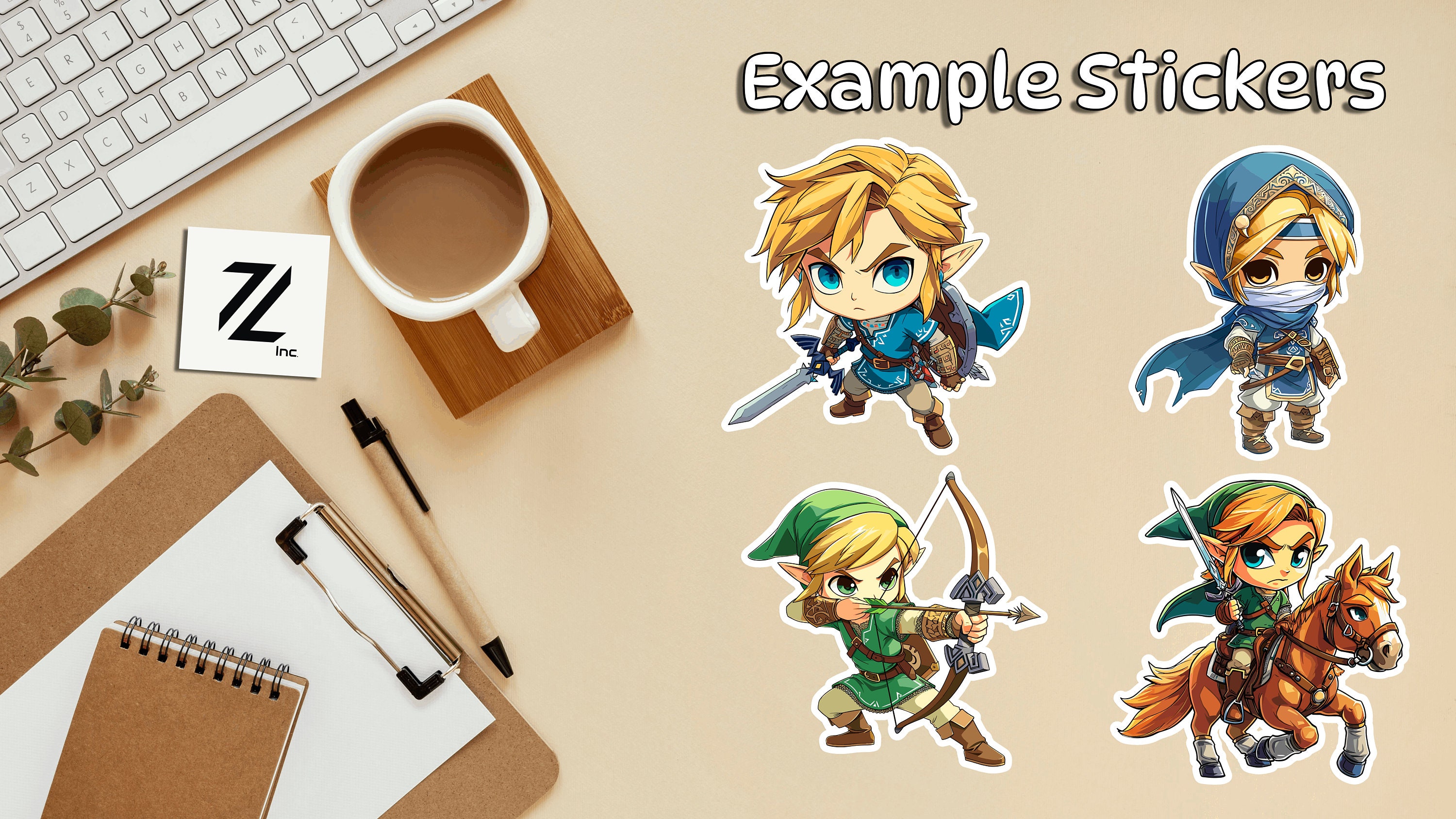 Zelda PNG Pack, Zelda Sticker Set, Zelda PNG, Zelda SVG, Sticker Design ...