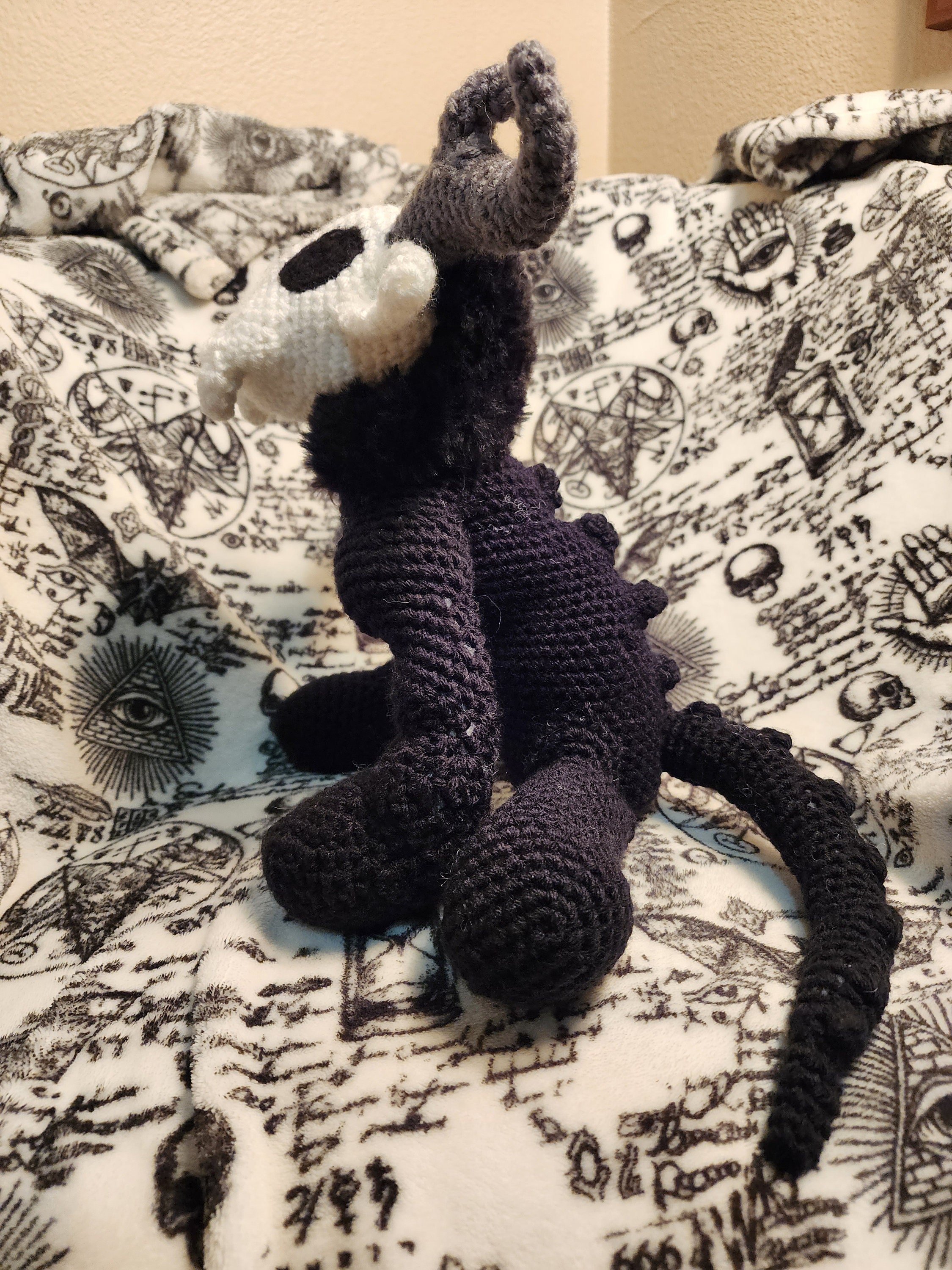 Handmade Crochet Wendigo Amigurumi Plush - Etsy