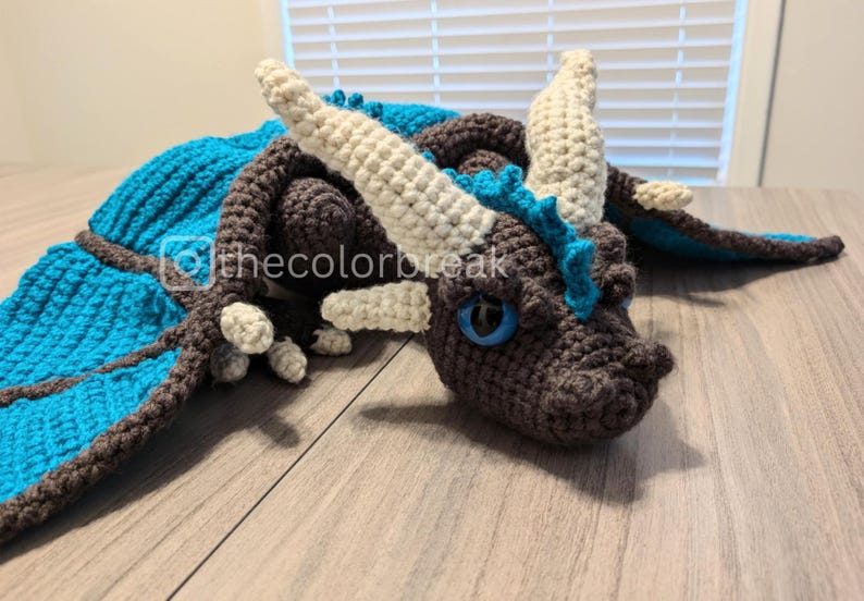 2- In- 1 | Dragon Pair Crochet Pattern | Morningstar and Dagger Tail ...