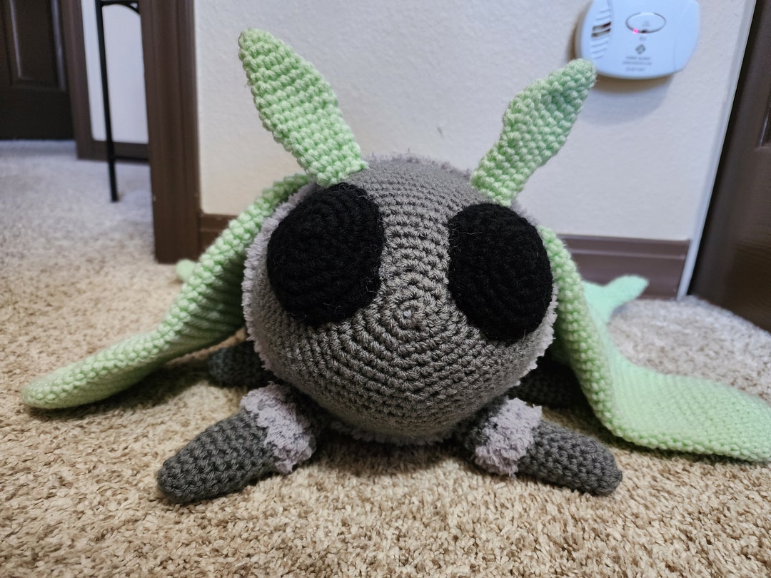 Large Handmade Crochet Luna Moth Plush - Etsy
