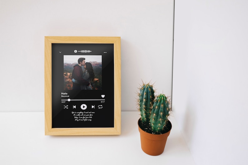 Custom Spotify Album Cover With Lyrics, Personalised Spotify Song ...