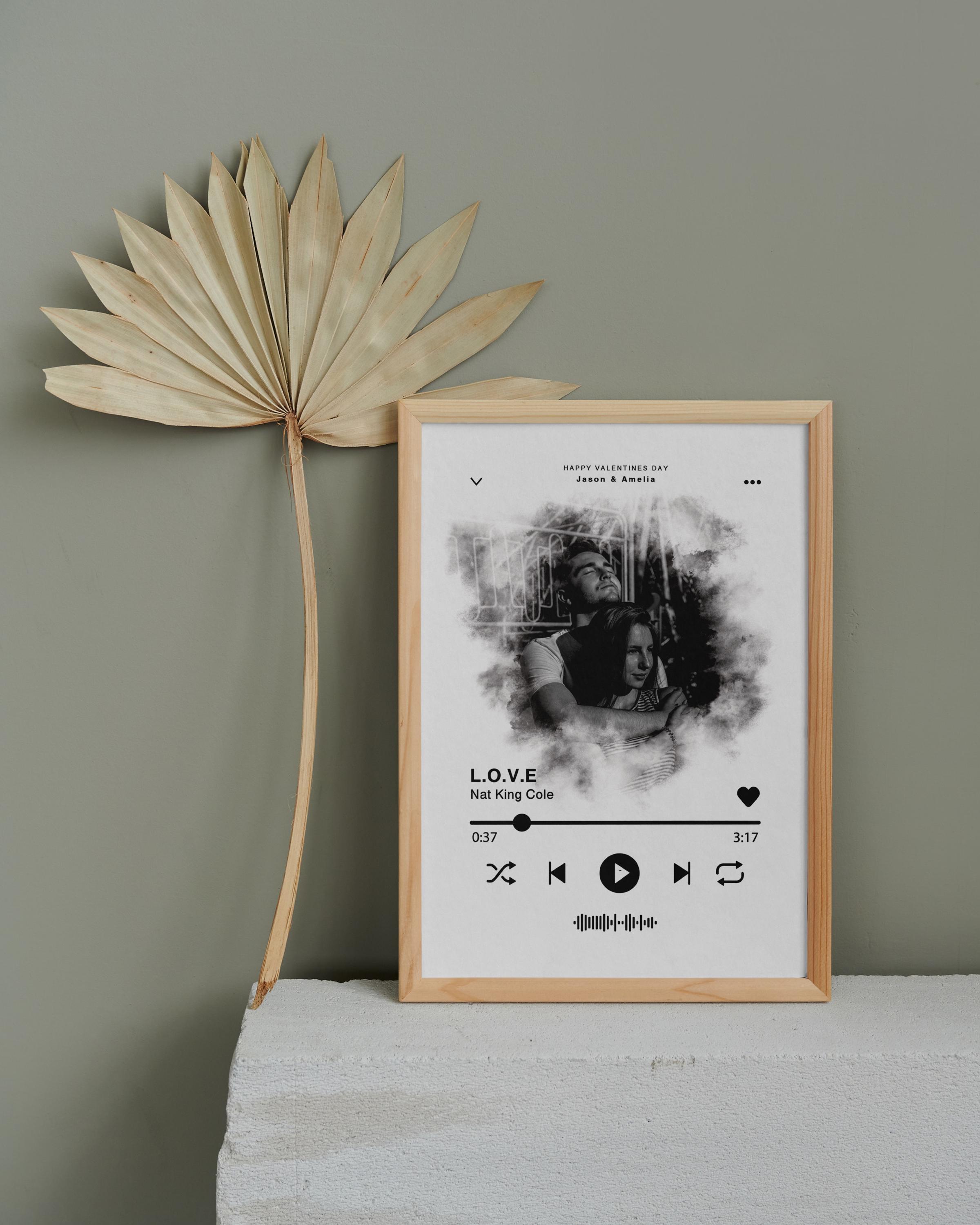 Custom Spotify Album Cover With Lyrics, Personalised Spotify Song ...