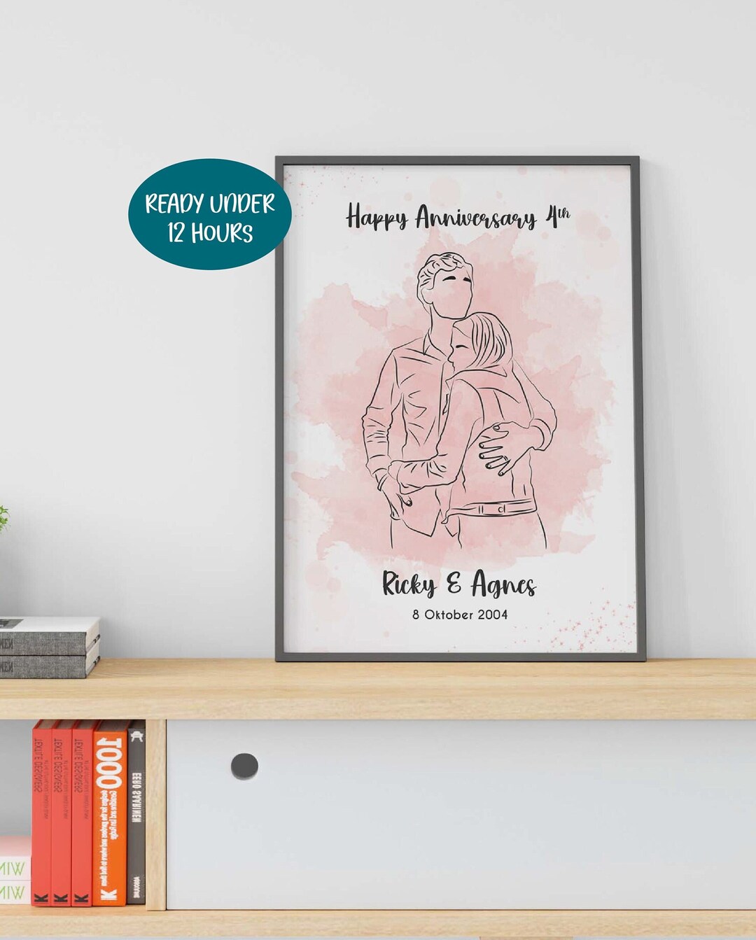 Custom Digital Line Drawing Photo, Line Art Drawing, Custom Line ...