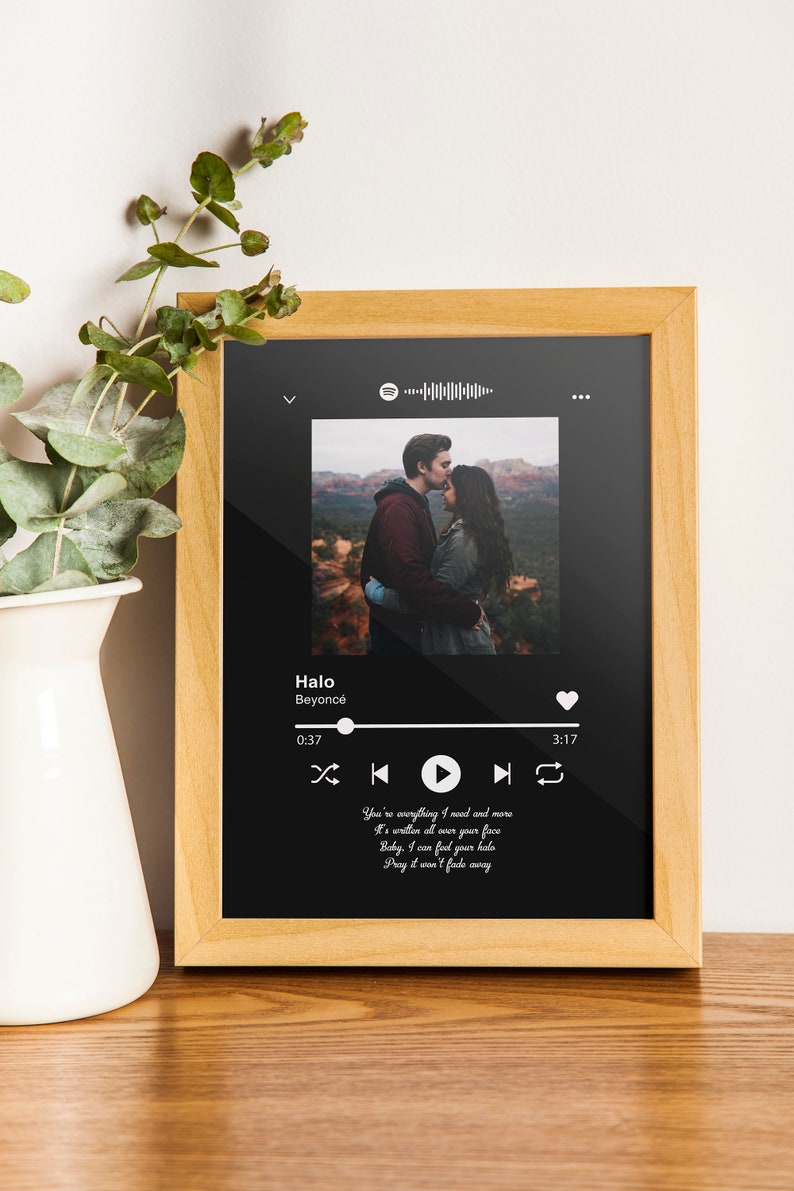 Custom Spotify Album Cover With Lyrics, Personalised Spotify Song ...