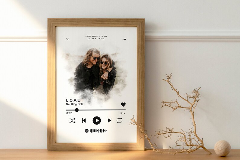 Custom Spotify Album Cover Version Two, Personalised Spotify Song ...