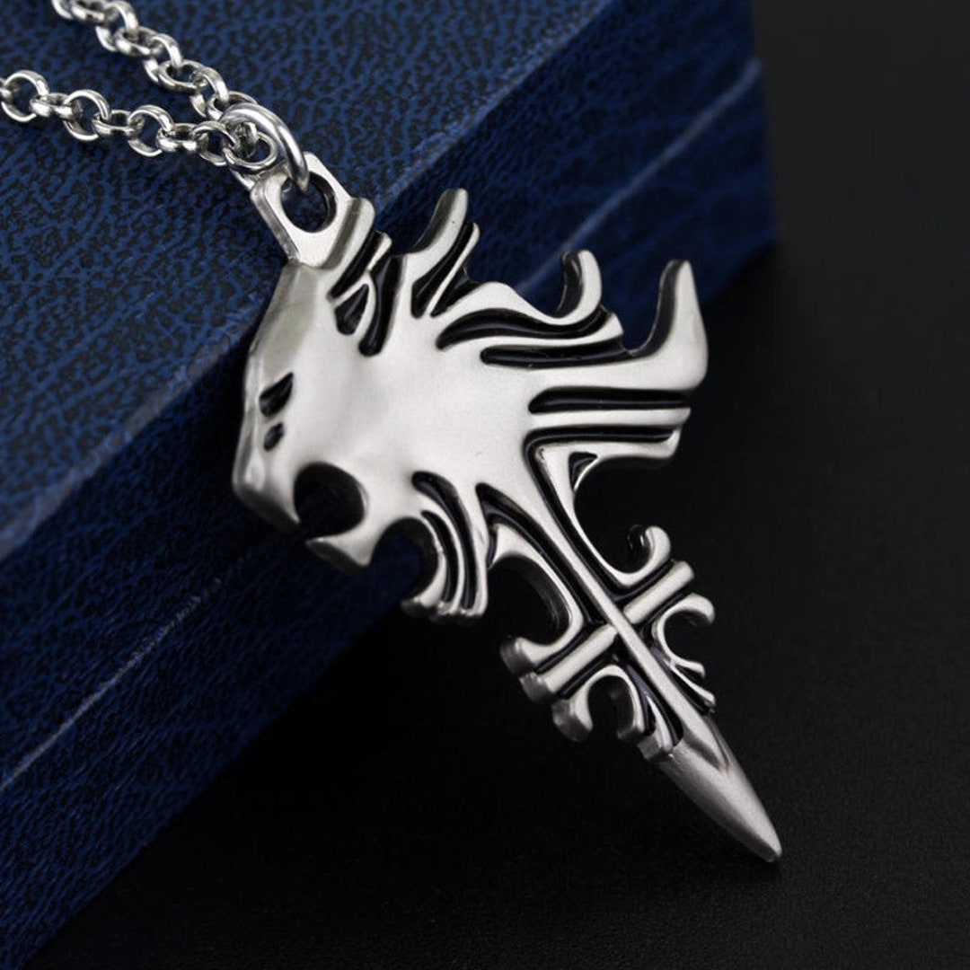 Final Fantasy VIII FF8 Sleeping Lion Head Pendant Necklace - Etsy