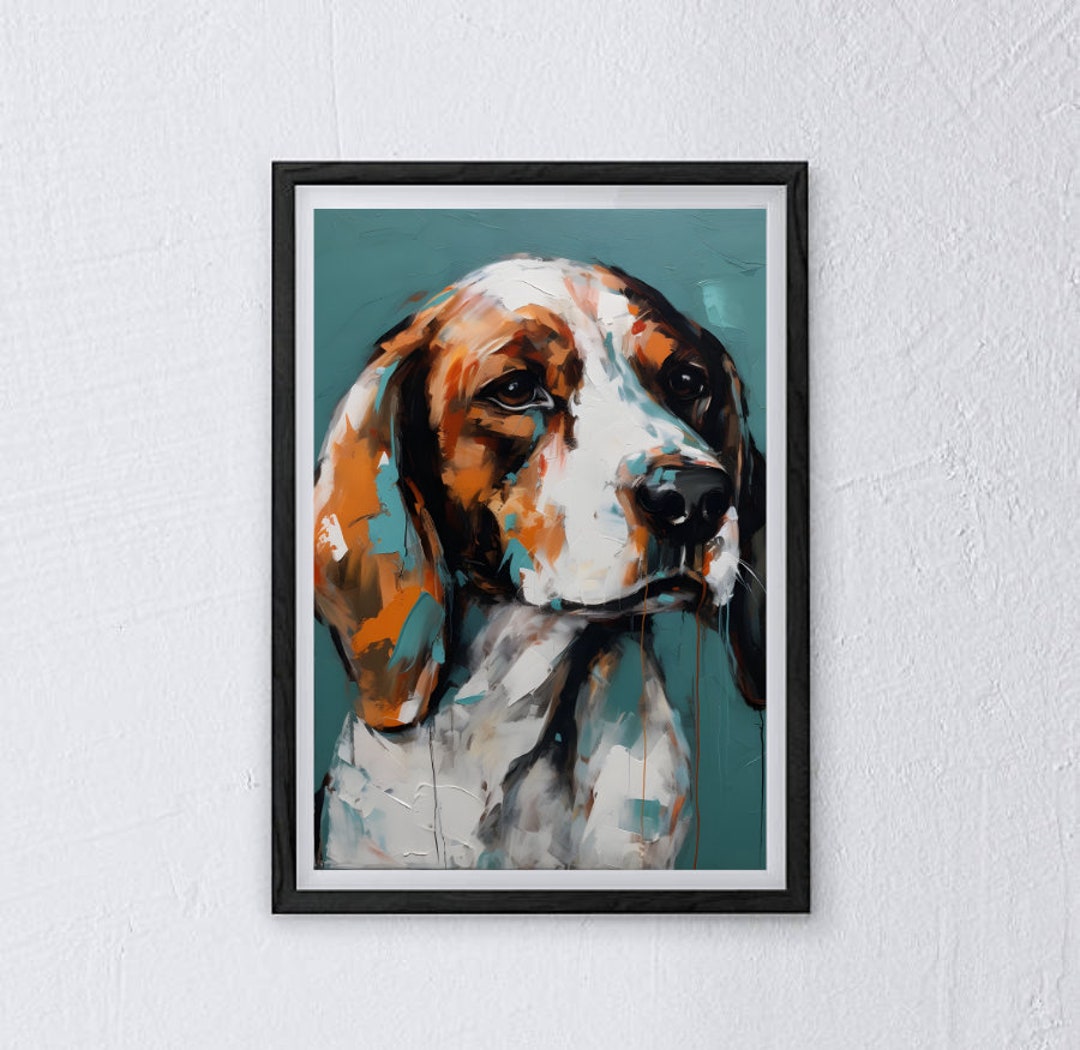 Beagle | Pet Picture | Contemporary Dog Poster | Cool Wall Art | Home ...