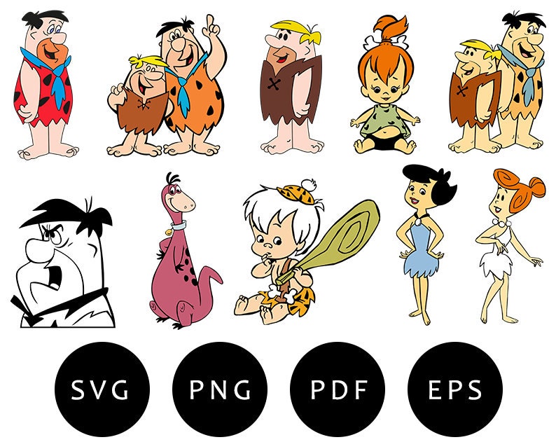 Cartoon SVG Bundle Cartoon PNG Cartoon Vector Cartoon Cut - Etsy