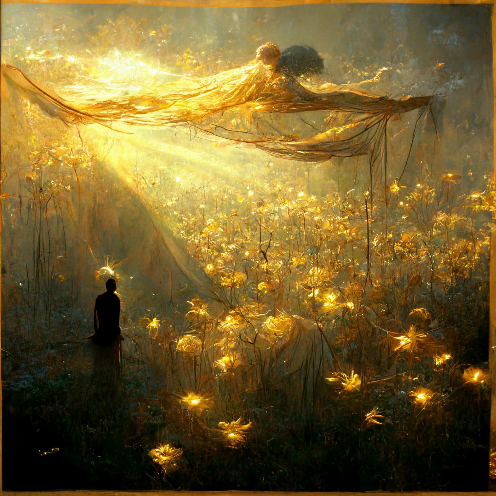 From the Collection - Sentient Being Surrounded by Loving Light Digital ...