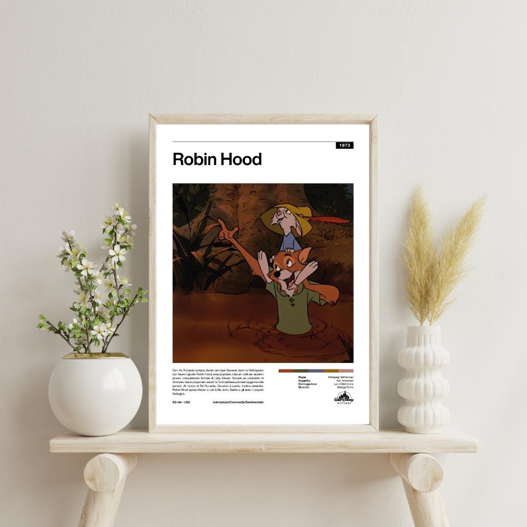 PDF Poster - Robin Hood - Disney - 1973 - Italian - Etsy