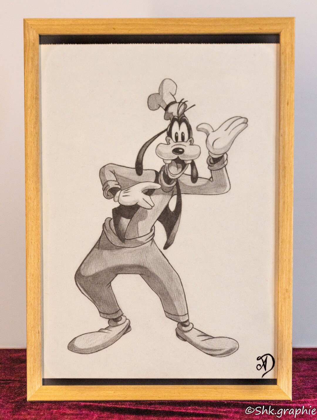 Fanart Portrait “goofy” - Etsy