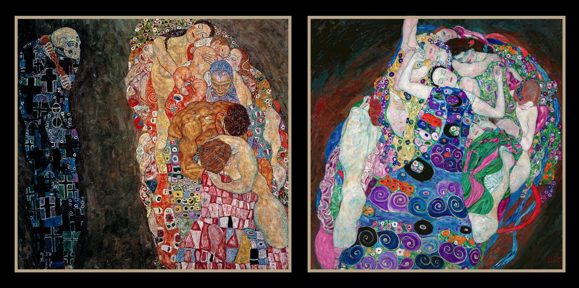 Gustav Klimt. Huge 24x36 Inch Poster Print With 15 Classic Klimt, Art ...