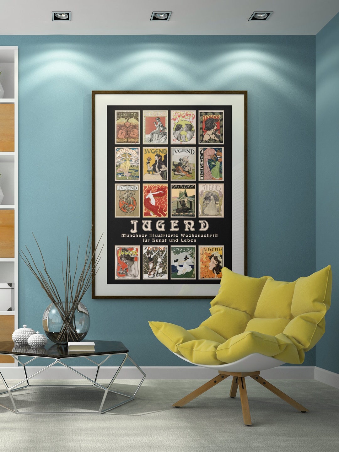 Jugend. Huge 24x36 Inch Poster Print With 16 Classic Art Nouveau Style ...