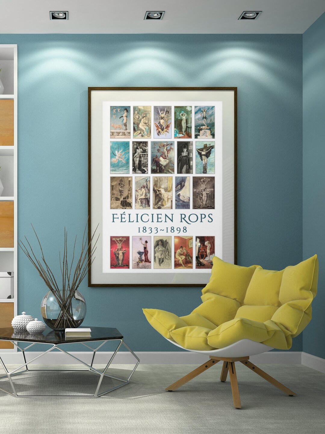 Félicien Rops. Huge 24x36 Inch Poster Print With 20 Classic Rops ...