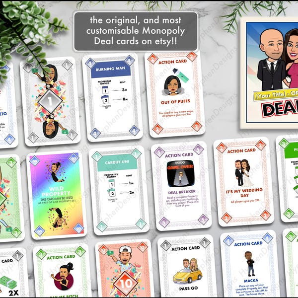 Wedding Monopoly Game - Etsy