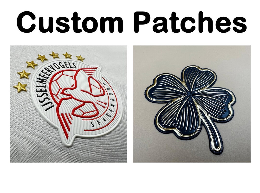 Premium 3D Patterned Patches for Sport Clubs, Schools, Colleges, Teams ...