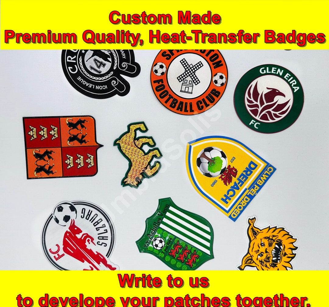 Custom Made Teamwear Patches, College Patchs, Schoolwear Badges ...