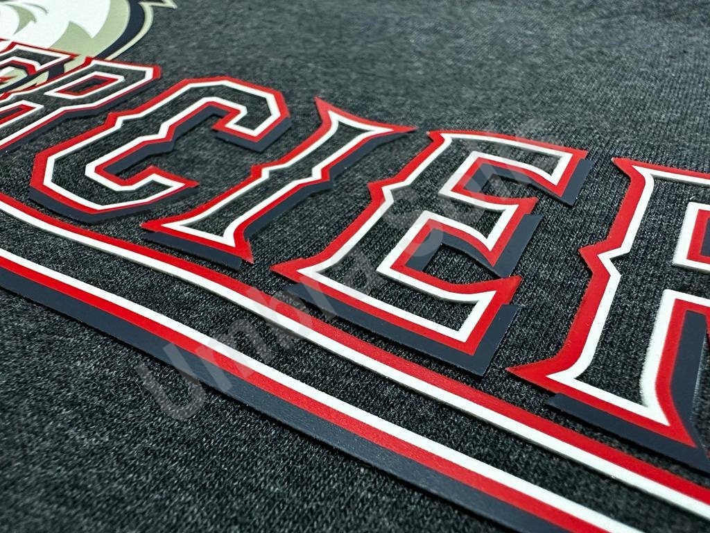 Your Own Design Embossed Patches, Heatpress on Patches Personalized ...