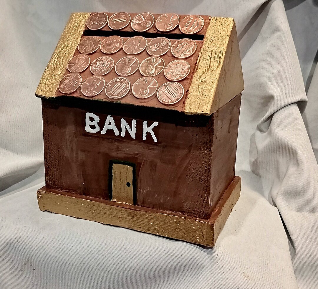 Penny Piggy Coin Bank - Etsy
