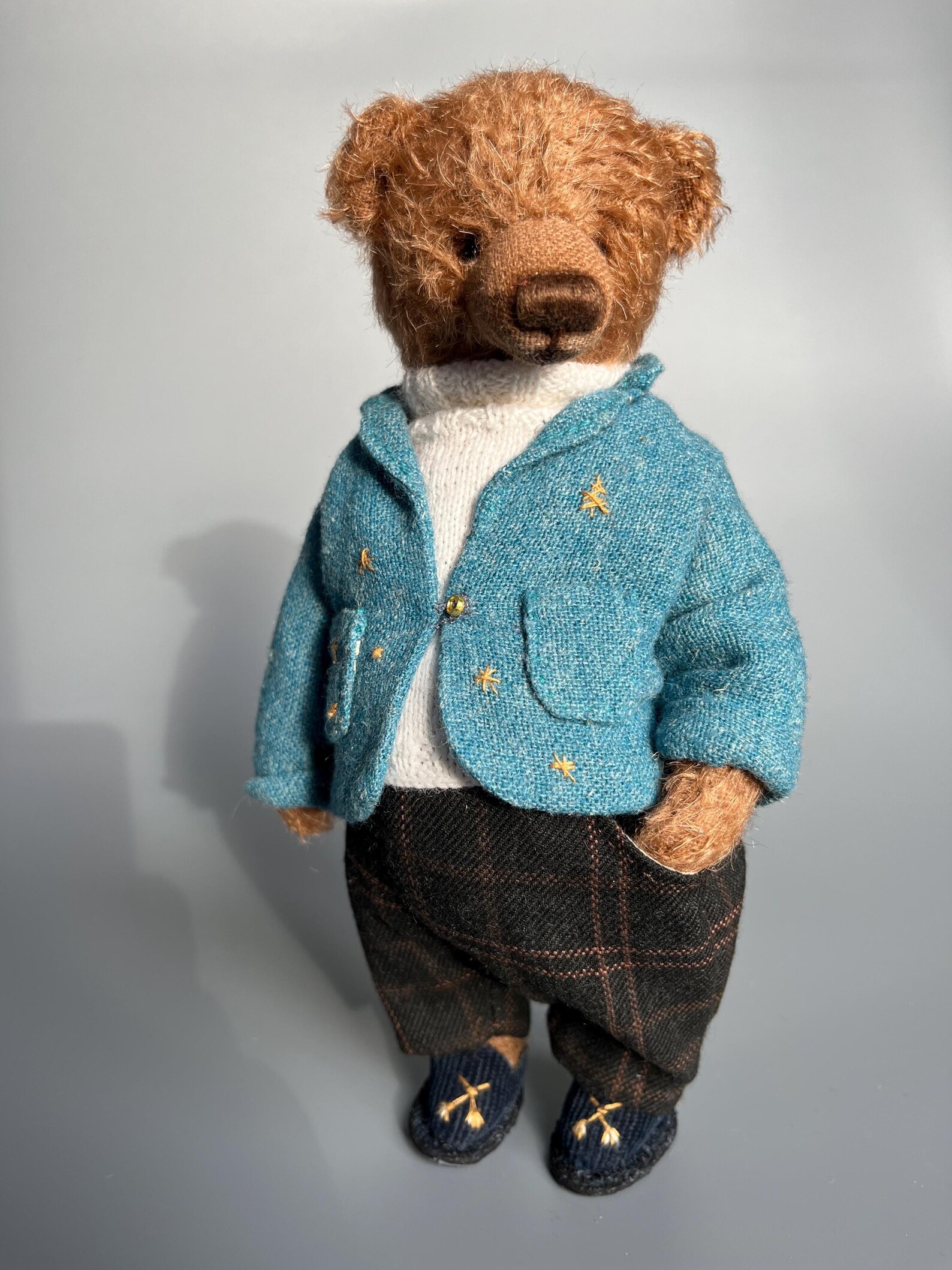 Collectible Mohair Teddy Bear, Christopher, 9” - Etsy